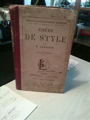 Larousse, Cours de Style,1917, Librarie Larousse,2