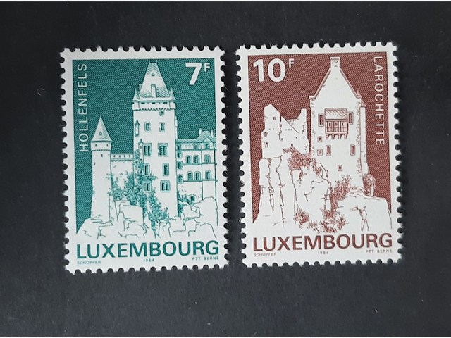 Luxemburg 23 redovne marke cela serija