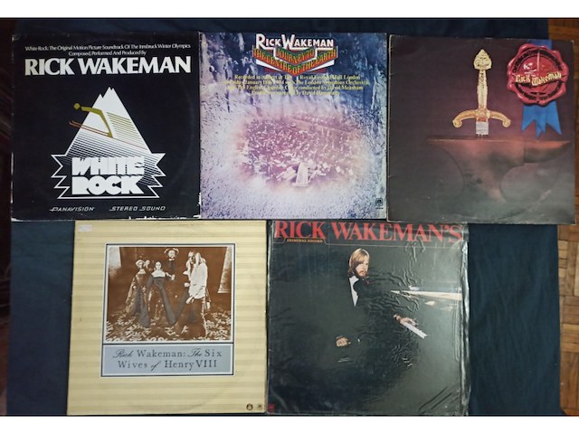 Rick Wakeman  x 6 LP