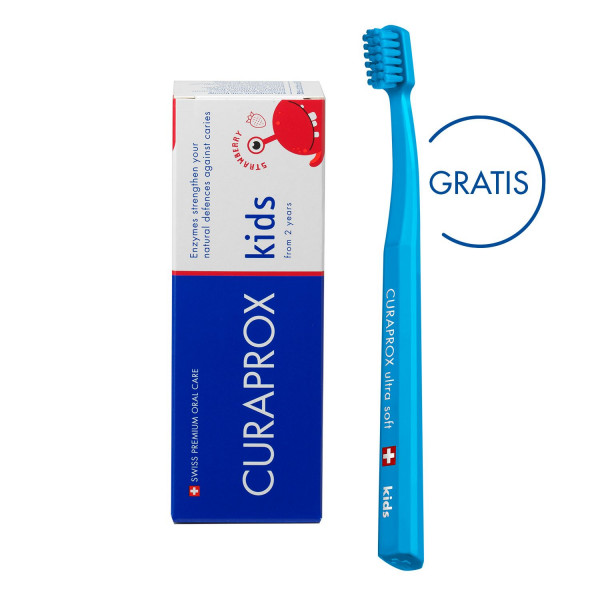 Curaprox decija pasta za zube 2g,60ml+cetk. gratis