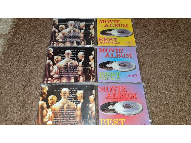 VA - Movie album, Best dance trax Vol. 1-3 3CDa