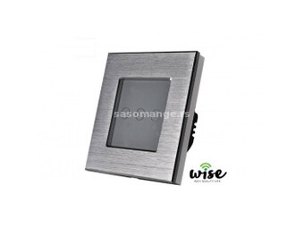 Wifi pametni prekidač, aluminijumski panel srebrni - 3 tastera WP0051