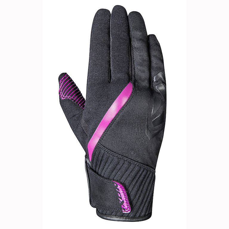 WHEELIE LADY Black Pink rukavice