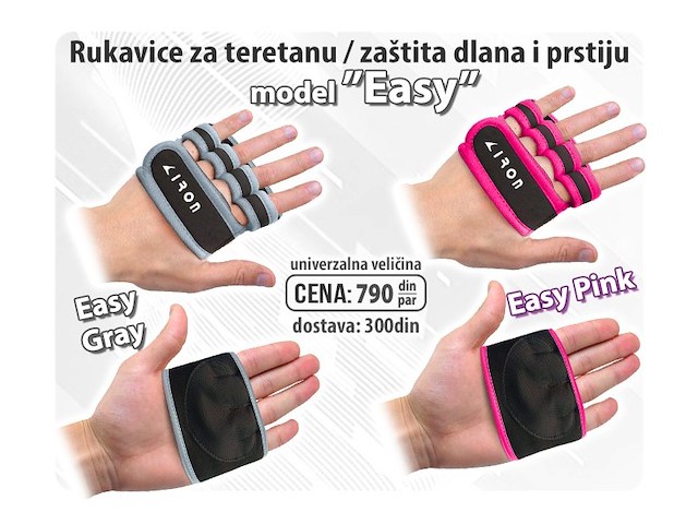 Rukavice za teretanu i bandažiranje zgloba - model Flex