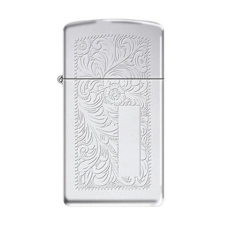 Zippo Venetian Polished Chrome Slim 1652