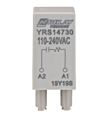 RC-član 110-240VAC za podnožje tipa YRS
S-Relay