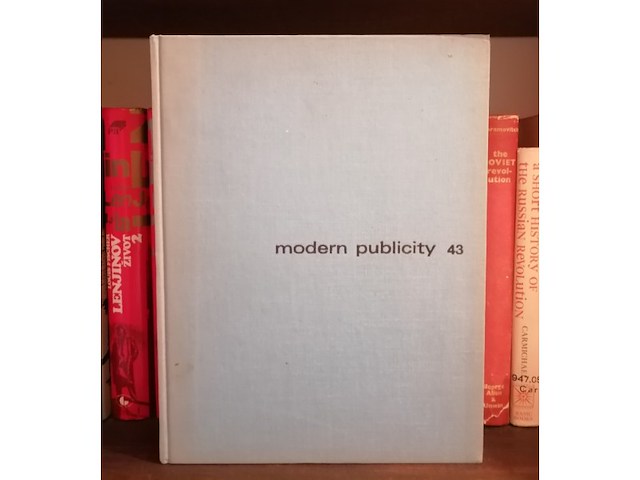 MODERN PUBLICITY 43, 1973/74. EDITOR FELIX GLUCK