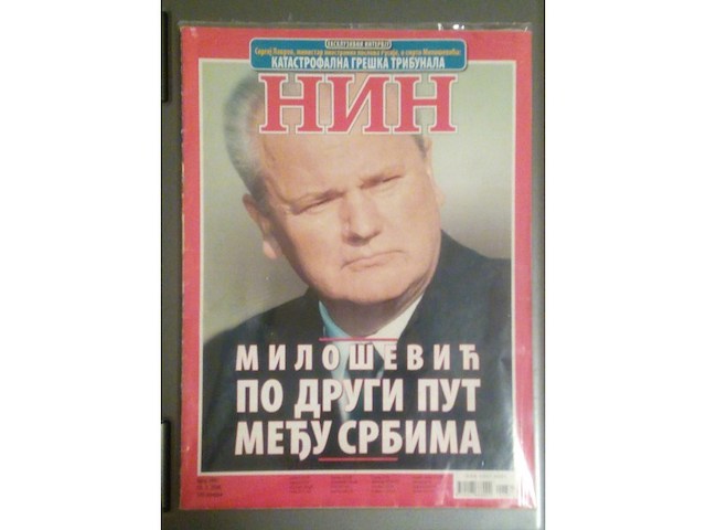 Slobodan Milosevic - NIN, tematski broj