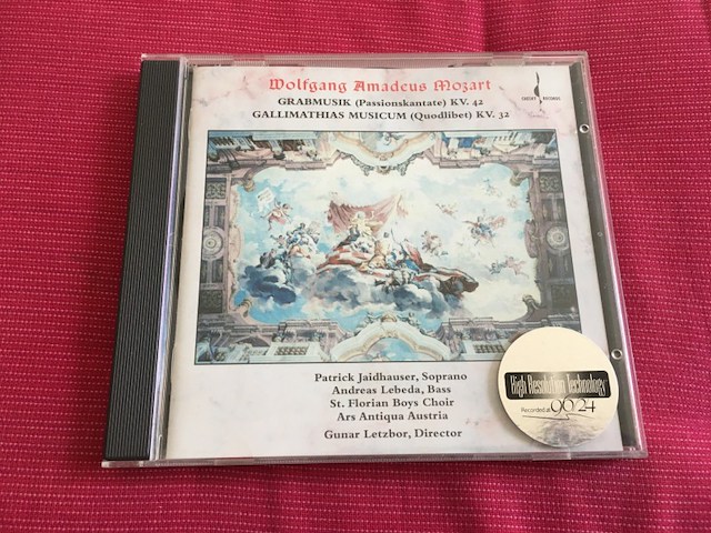 CD - W.A.Mozart - Grabmusik