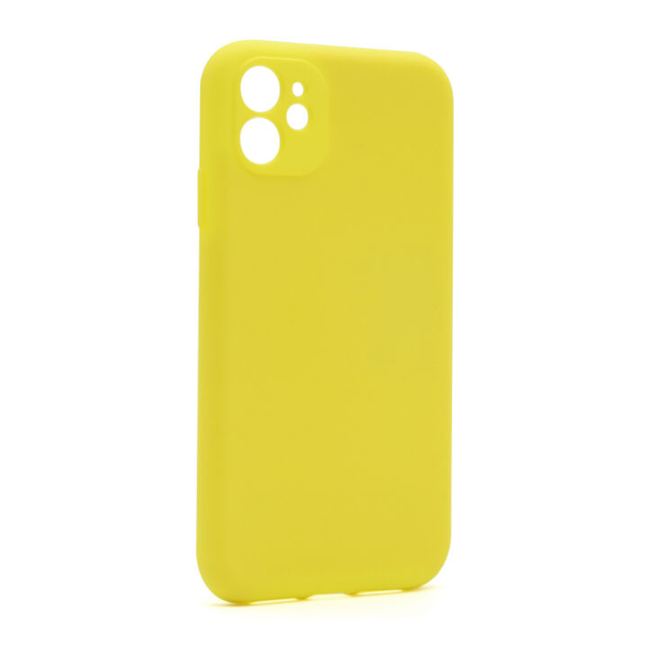 FUTROLA SOFT SILICONE ZA IPHONE 11 (6.1) ZUTA