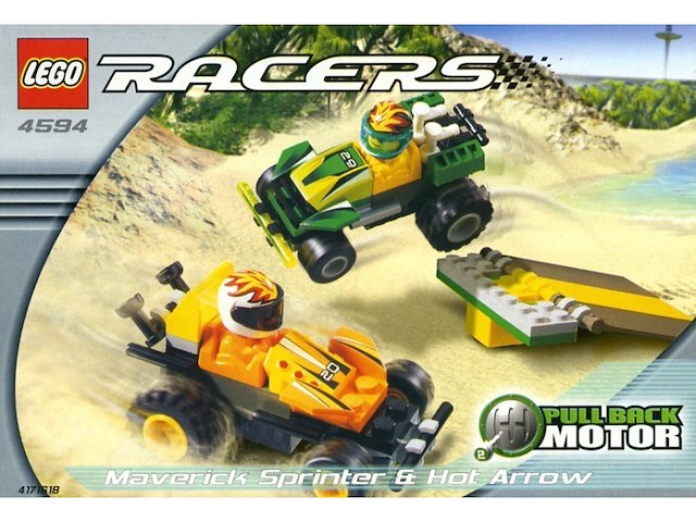 LEGO Racers - 4594 Maverick Sprinter &;; Hot Arrow