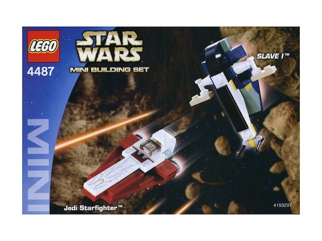 LEGO Star Wars - 4487 Jedi Starfighter &;; Slave I - Min