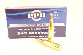 Metak karabinski PPU 243 Winchester SP 5,8g