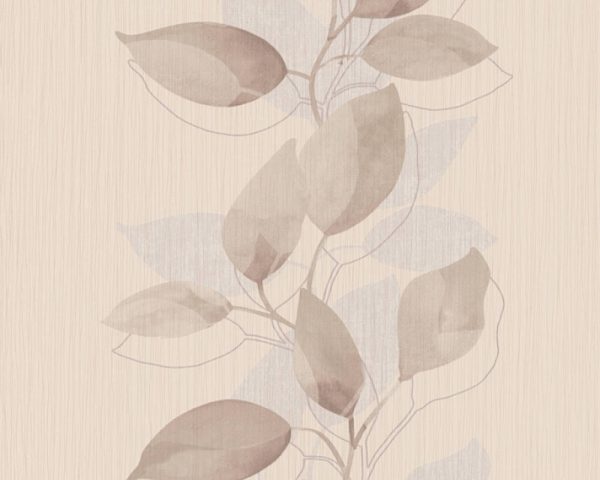 A.S. CRÉATION WALLPAPER «FLORAL, BEIGE, BROWN, CREAM» 378152