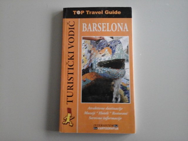 Barselona turistički vodič mapa ulica travel guide