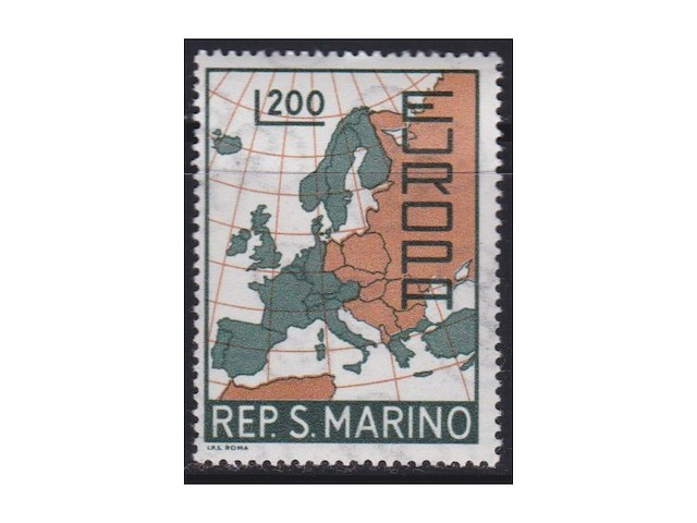 San Marino 1967 Evropa čisto