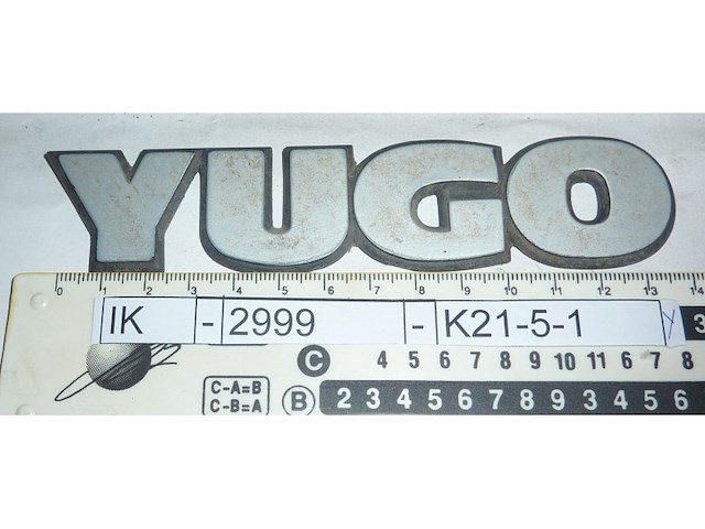 Znak YUGO	IK	-	2999	-	K21-5-1