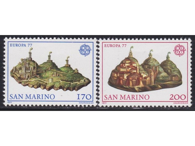 San Marino 1977 Evropa čisto