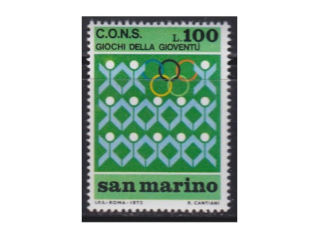 San Marino 1973 Sportske igre mladih čisto