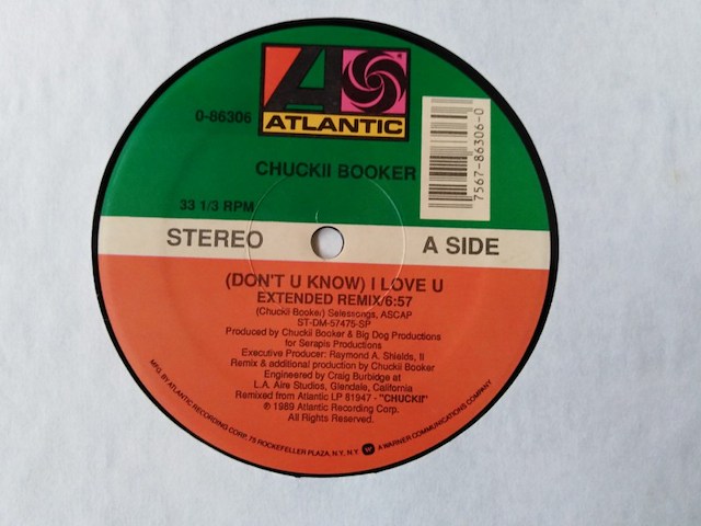 Chuckii Booker - Dont You Know I Love You Extended