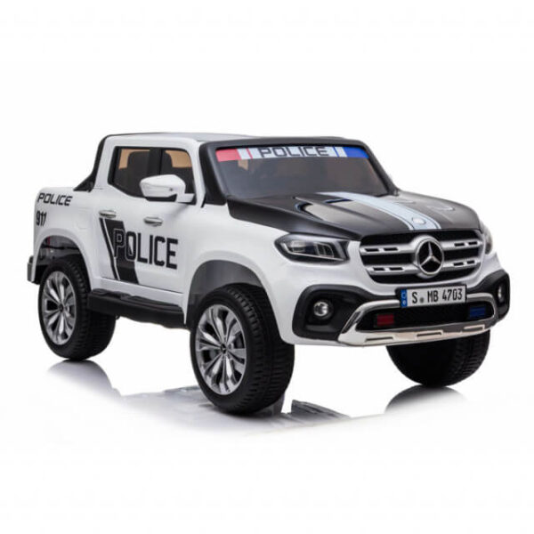 Mercedes Benz X-Class – Police Dvosed Licencirani na akumulator sa kožnim sedištima i mekim gumama, BJ 606