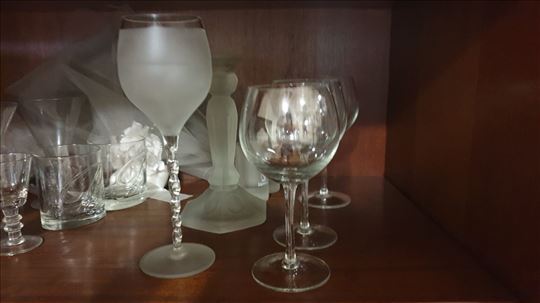 čaše iz antikvarnice-made in Italy