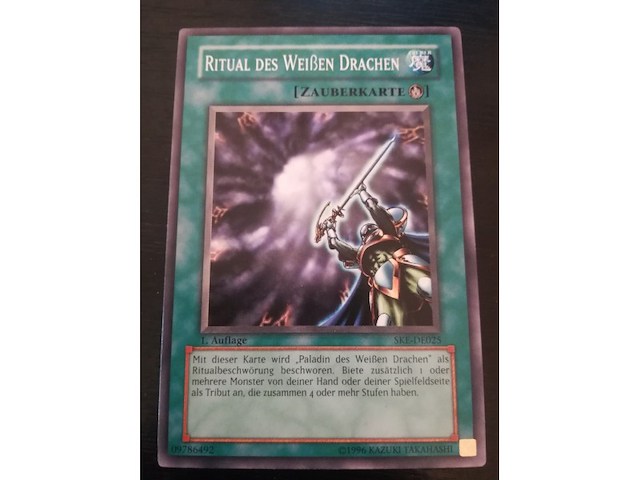 Yu-GI-OH!- Ritual des Weißen Drachen