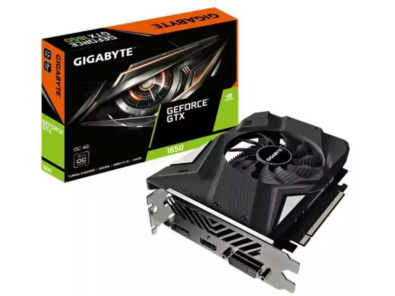 GIGABYTE NVIDIA GEFORCE GTX 1650 D6 OC 4GB 128BIT GV-N1656OC-4GD REV 2.0