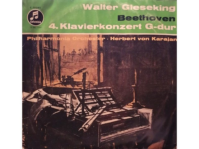 WALTER GIESSEEKING -4. Klavierkonzert G-Dur. H.V. Karaj
