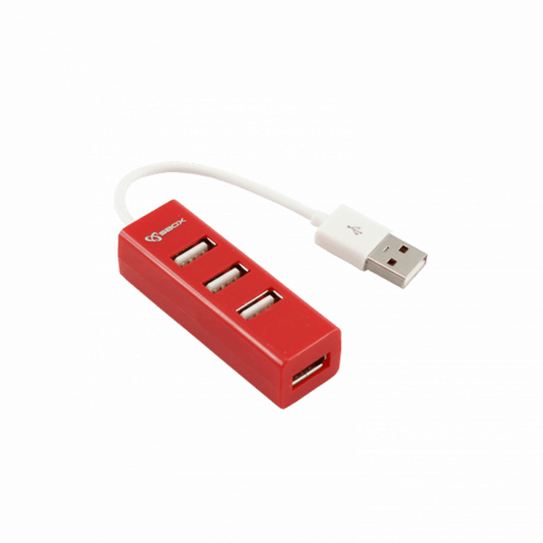 USB Hub 4 porta H 204 R SBox 862