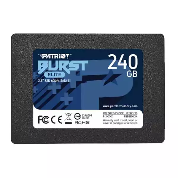SSD 2.5 SATA3 6Gb/s 240GB Patriot Burst Elite 450MBs/320MBs PBE240GS25SSDR