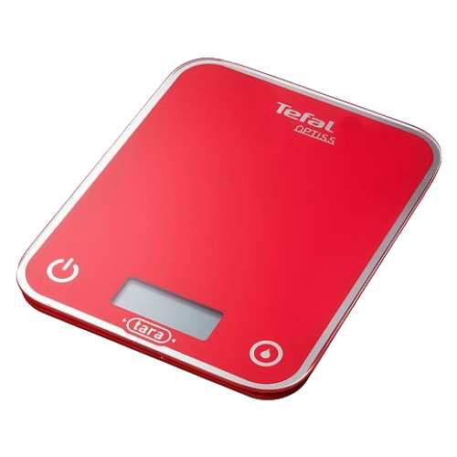 TEFAL Kuhinjska vaga BC5003V1 Crvena, Digitalna, 5 Kg