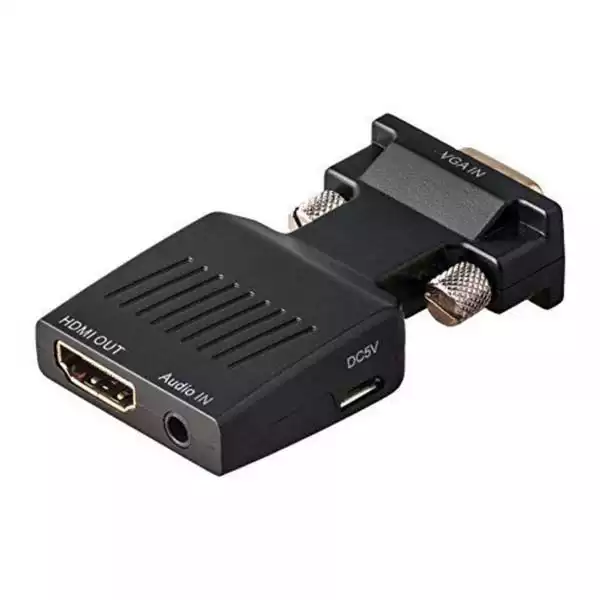 Adapter-konvertor VGA/M IN na HDMI/F OUT + 3.5mm Linkom NEW