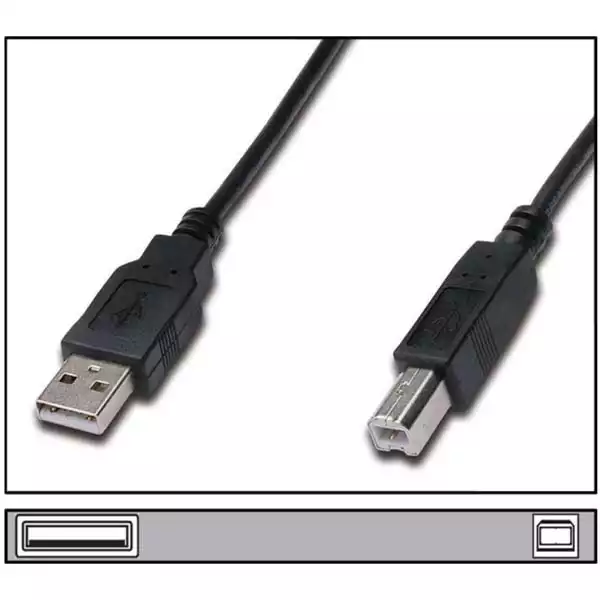 Kabl USB A-M/B-M 1.8m 2.0 Print Green