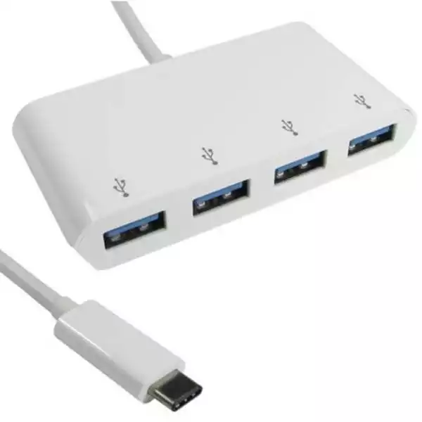 Adapter-konverter USB Tip C 3.1 na 4xUSB 3.0 GreenCon
