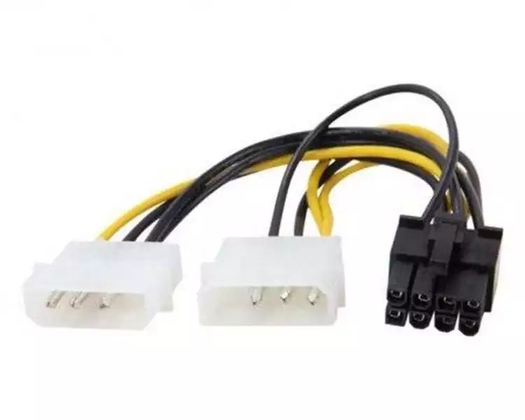 Naponski kabl 8-pina na 2 x Molex za VGA 15cm