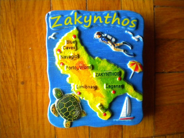 ZAKYNTHOS, magnet za frizider