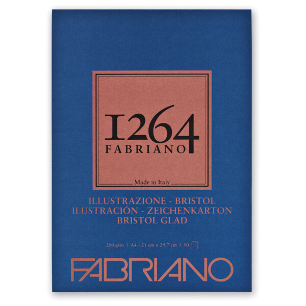 Fabriano Blok Bristol 1264 21×29.4/50L 200g 19100654