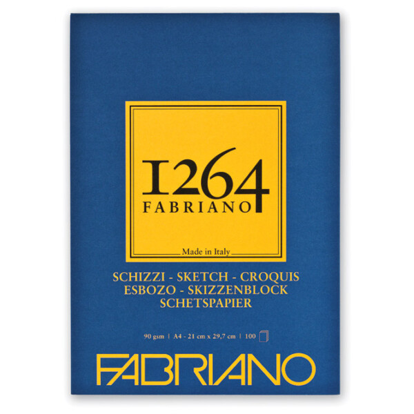 Fabriano Blok Schizzi Sketches 1264 21×29.7/100L 90g 19100632