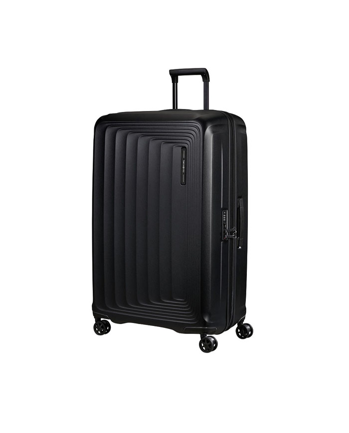 KOFER NUON-SPINNER 81/30 EXP MATT GRAPHITE BLACK TROLLEY Samsonite