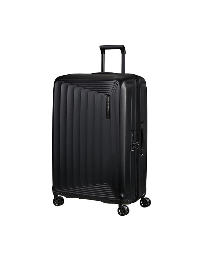 KOFER NUON-SPINNER 75/28 EXP MATT GRAPHITE BLACK TROLLEY Samsonite