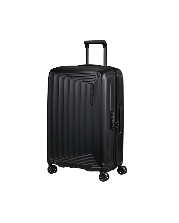 KOFER NUON-SPINNER 69/25 EXP MATT GRAPHITE BLACK TROLLEY Samsonite