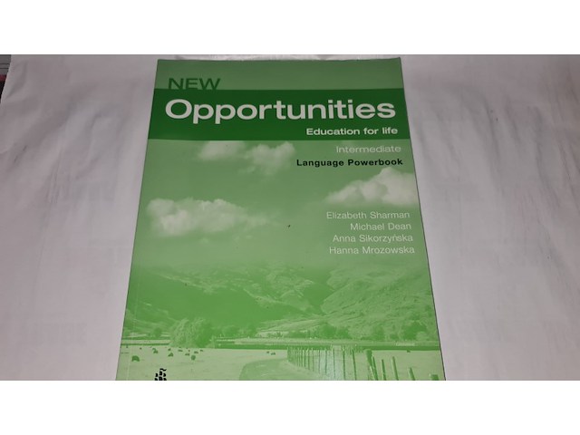 New opportunities, Intermediate, Language powerbook