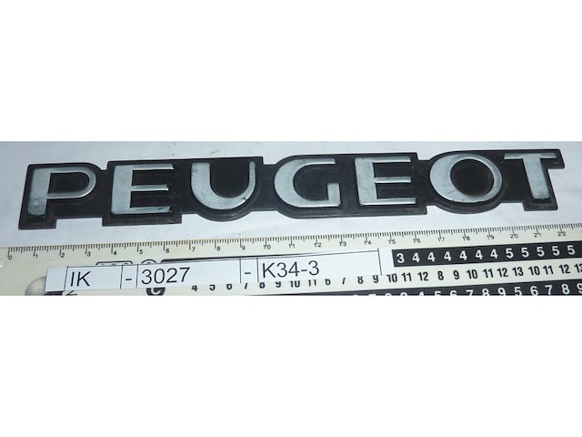 Znak PEUGEOT	IK	-	3027	-	K34-3