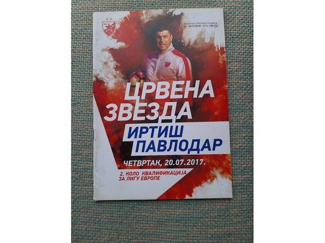 Program utakmice Crvena zvezda Irtiš pavlodar