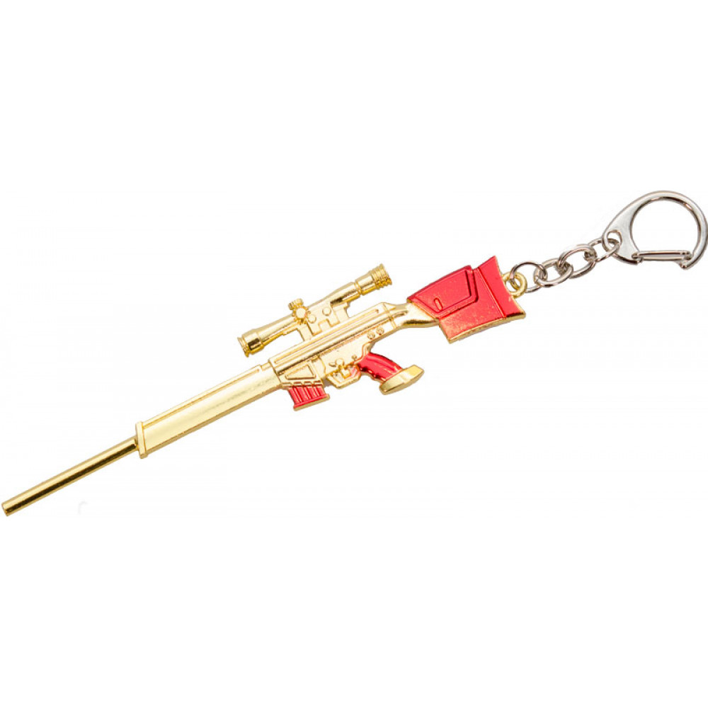 PUBG keychain - Sniper Gold