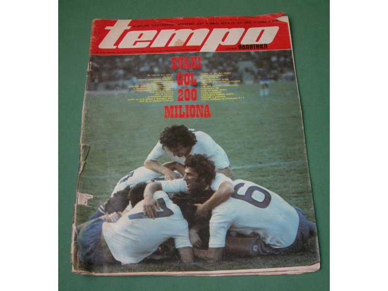 Tempo br. 565, 1976. - FK Hajduk