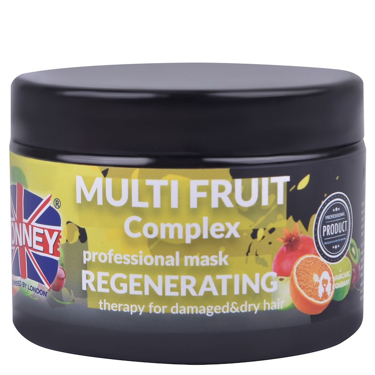 Maska za regeneraciju suve i oštećene kose RONNEY Multi Fruit Complex 300ml