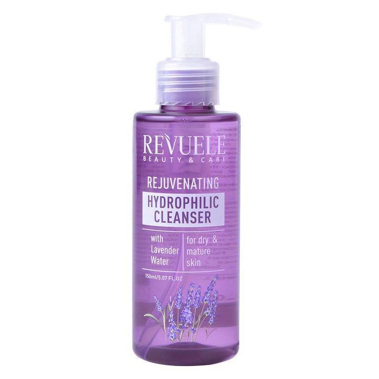 Gel za čišćenje suve kože lica REVUELE Lavanda 150ml