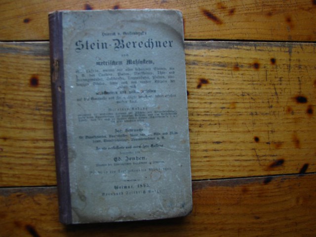 STEIN BERECHNER 1895